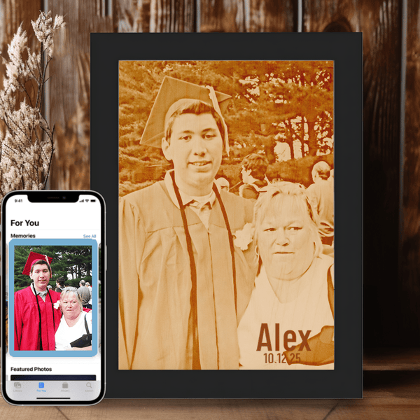 Graduation Wood Framed Decor With Custom Graduation Design - Groovy ...