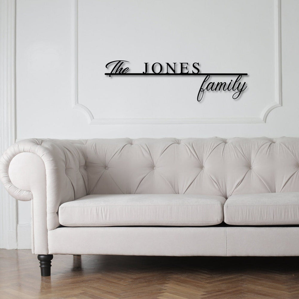 The Family Metal Sign - Groovy Girl Gifts